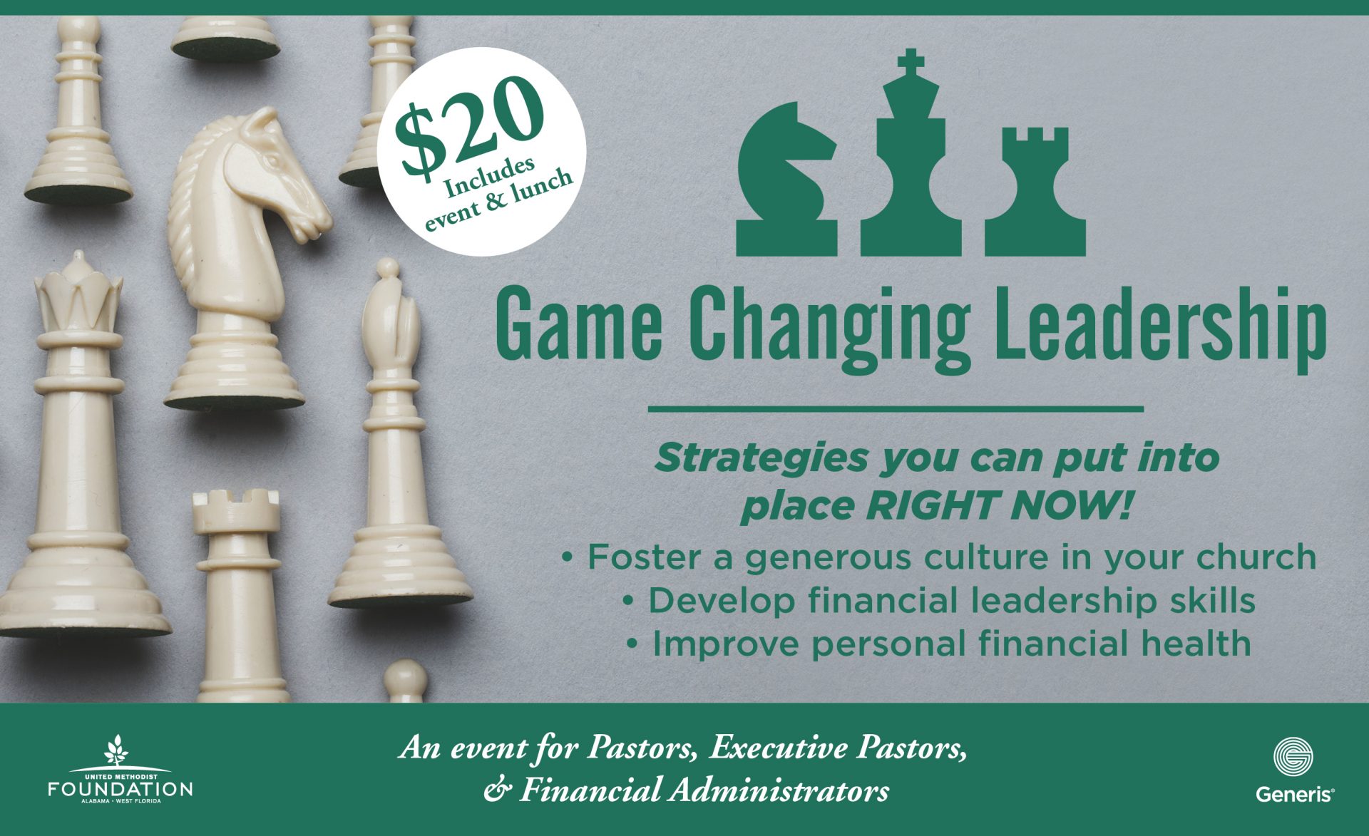 Game Changing Generosity | Alabama West Florida United Methodist Foundation